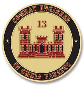 13th Engineer Coin 1 3/4″ Dia. | 13th Engineer Combat Battalion Association